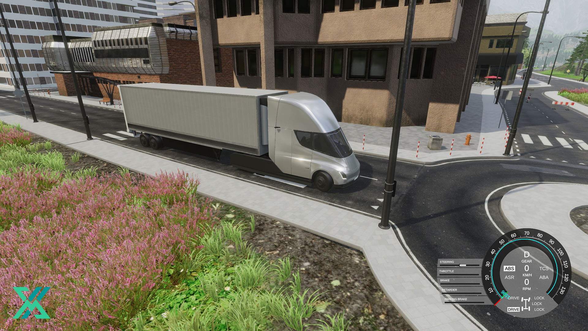 The world's first electric vehicle driving simulator